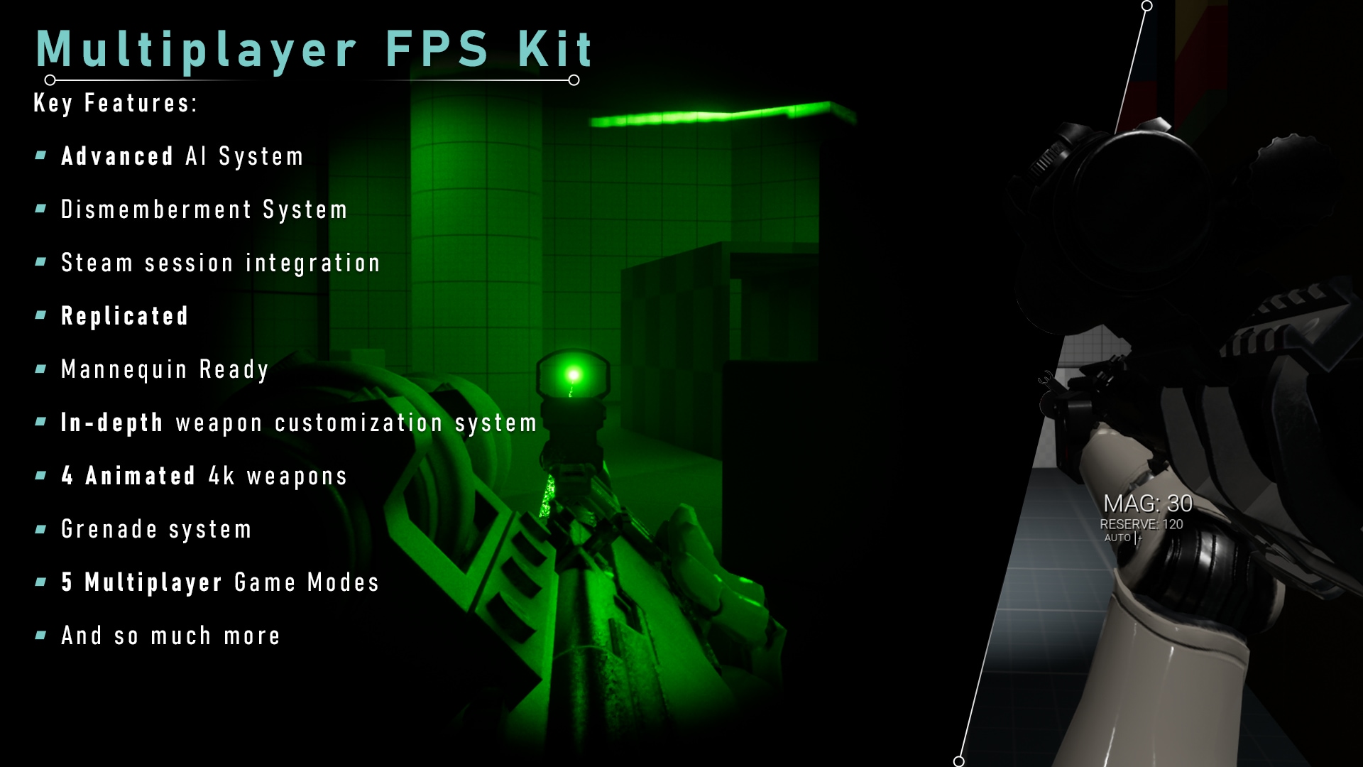 Ultimate Multiplayer FPS Kit - Unreal Engine Asset